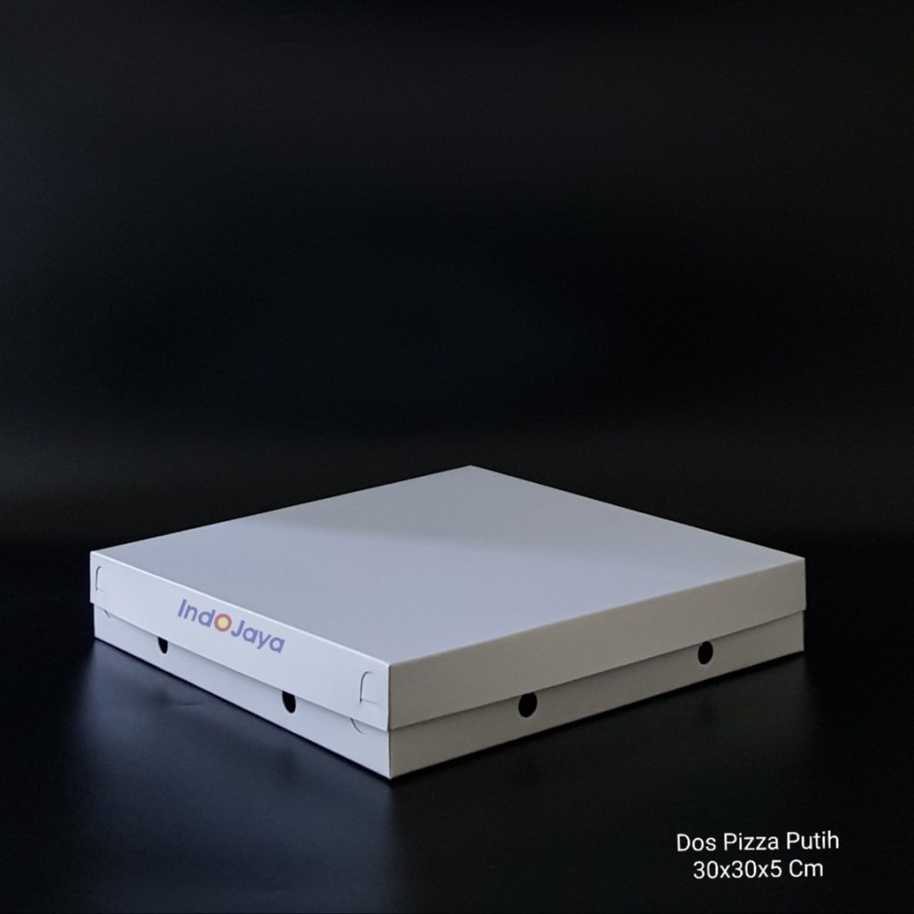 Dos Pizza Putih Ukuran 25x25x5 Cm